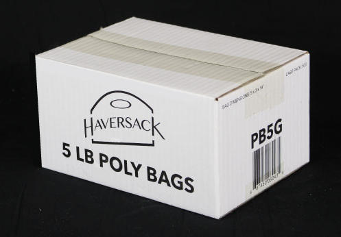 Packaging: 5lb Clear Poly Bags 5x5x14 - P11 – Alex Food Service